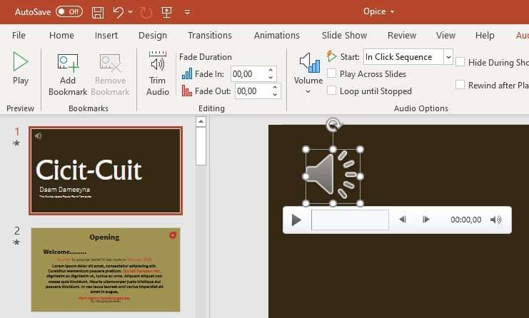 How To Add Background Music To PowerPoint Presentation Vegaslide