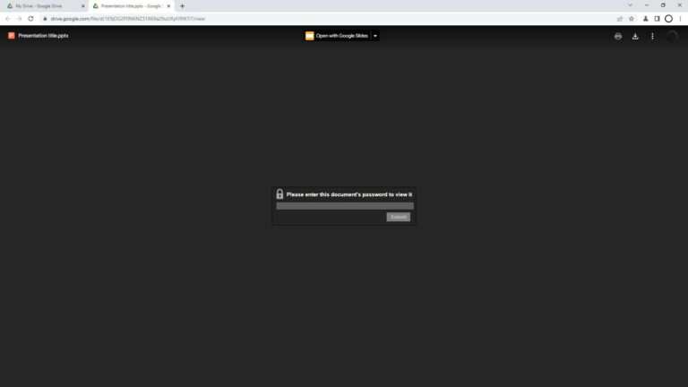 How To Password Protect A Powerpoint File Vegaslide