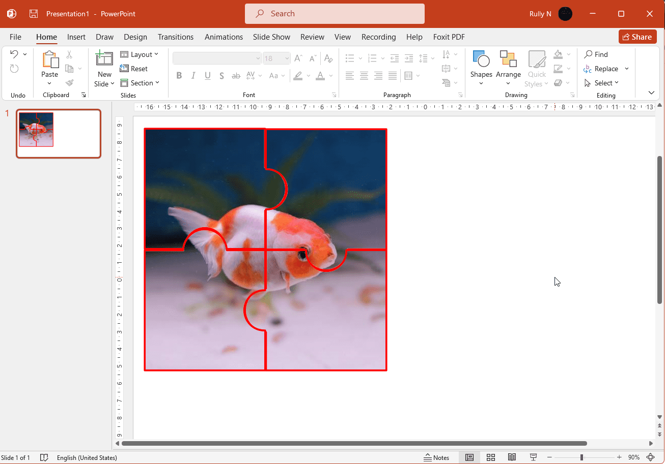 How To Make Jigsaw Puzzle With Picture In PowerPoint Vegaslide