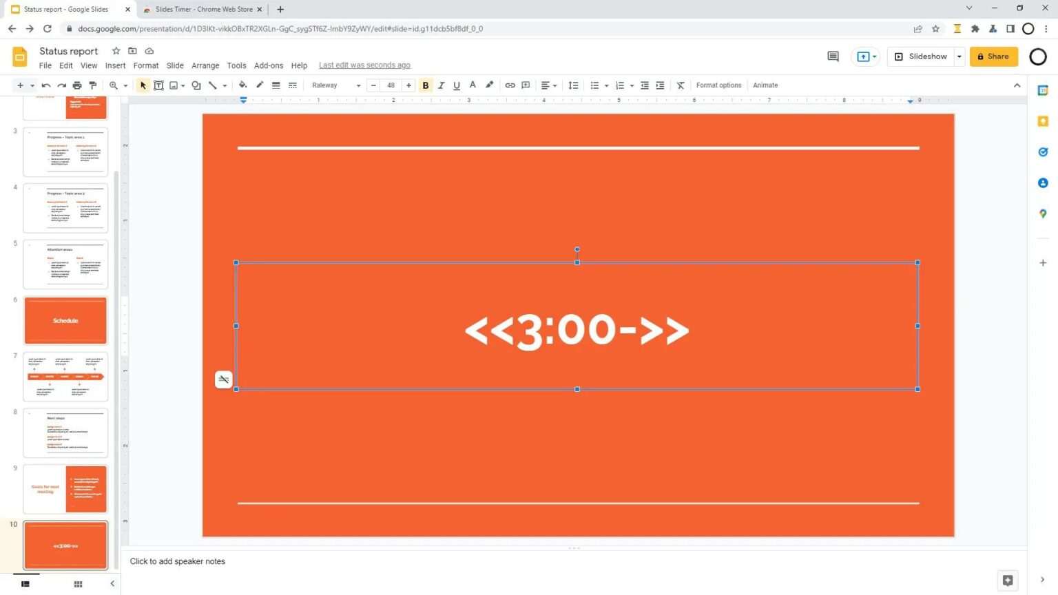 How To Make A Timed Slide On Google Slides Vegaslide