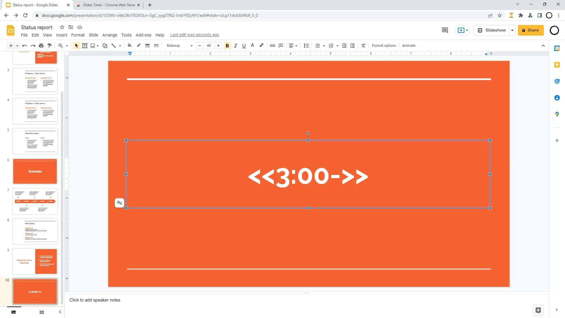 How To Make A Timed Slide On Google Slides Vegaslide