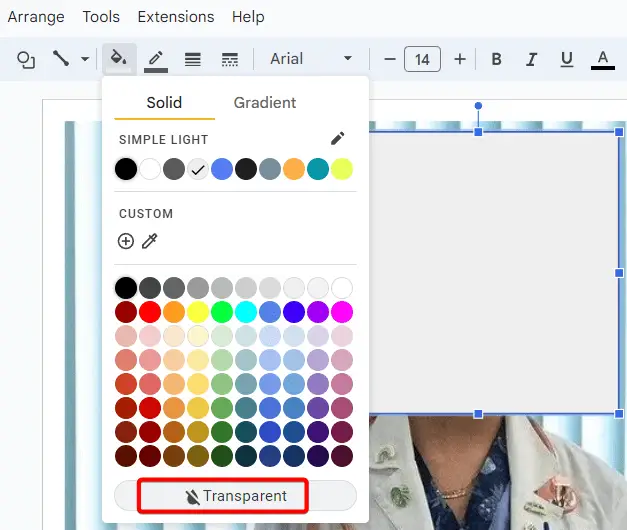 How To Change A Square Picture To Round In Google Slides Vegaslide