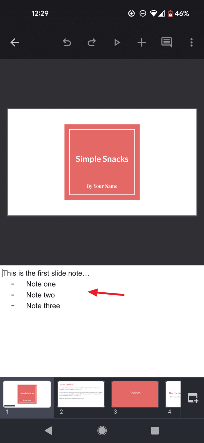 How To See Speaker Notes On Google Slides App Vegaslide