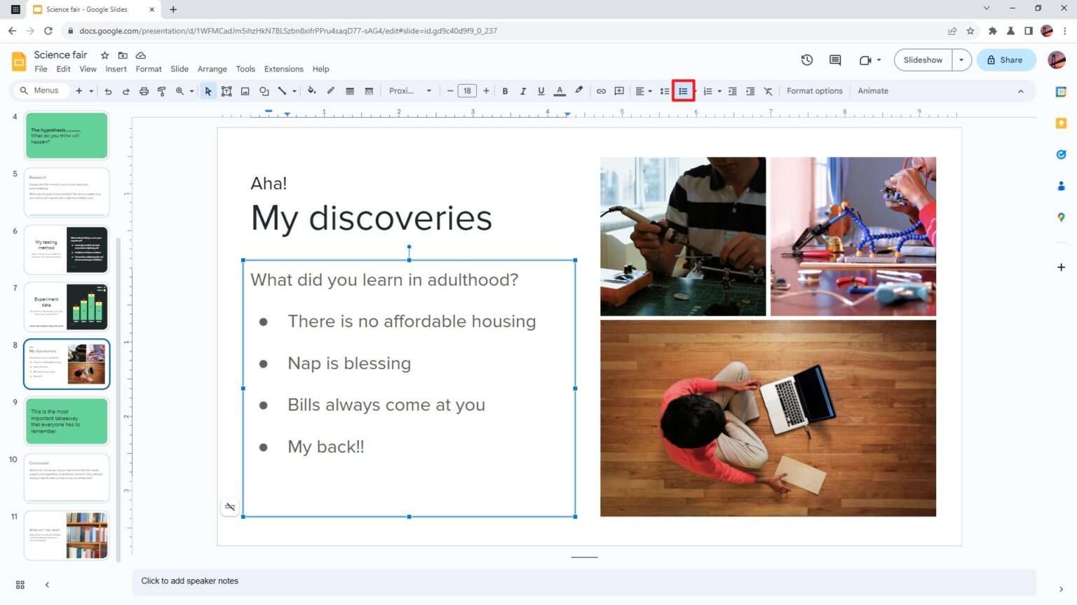 How To Insert Checkboxes In Google Slides Vegaslide
