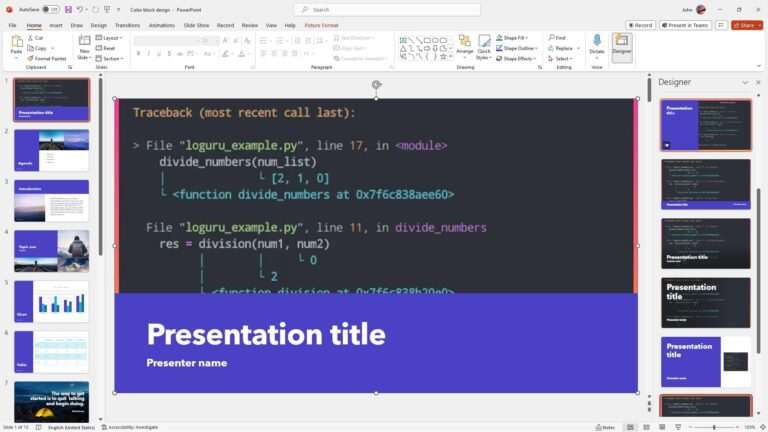 How to Display Code in Microsoft PowerPoint? - Vegaslide How to Display Code in Microsoft PowerPoint? - Vegaslide