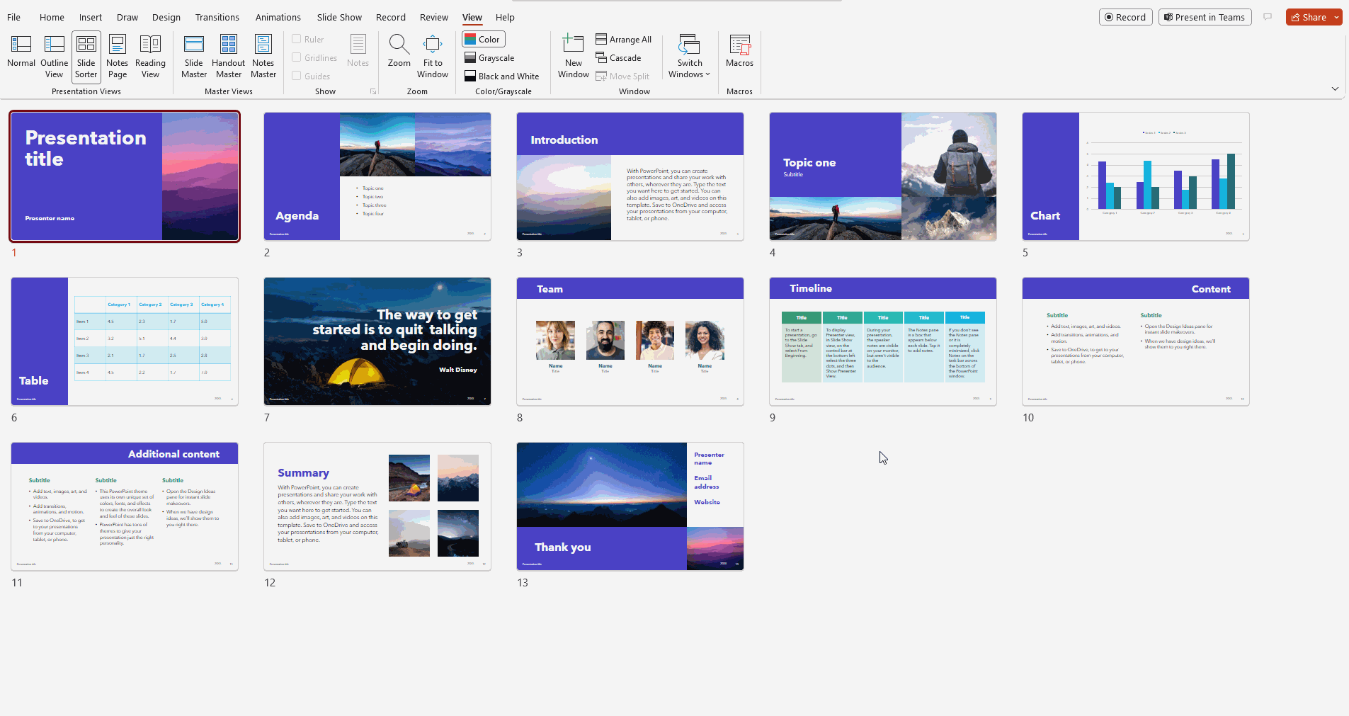 How To Rearrange Slides In PowerPoint Vegaslide