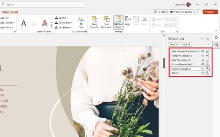 How To Lock Text Box In Powerpoint Vegaslide
