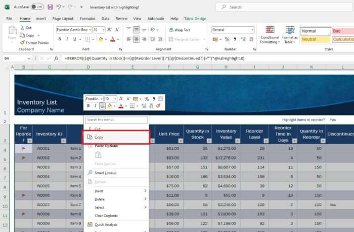 How To Copy An Excel Table To Powerpoint Vegaslide
